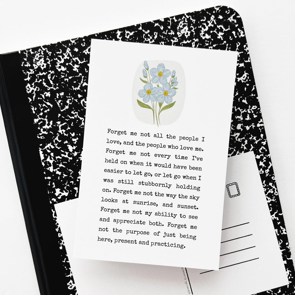 Forget Me Not – The Shiny Bits